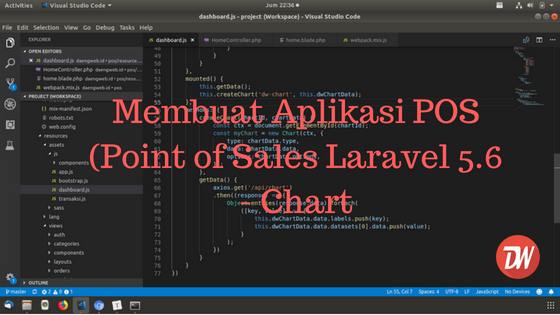 (Part 9) Membuat Aplikasi POS (Point of Sales Laravel 5.6 - Chart ... (Part 9) Membuat Aplikasi POS (Point of Sales Laravel 5.6 - Chart ...